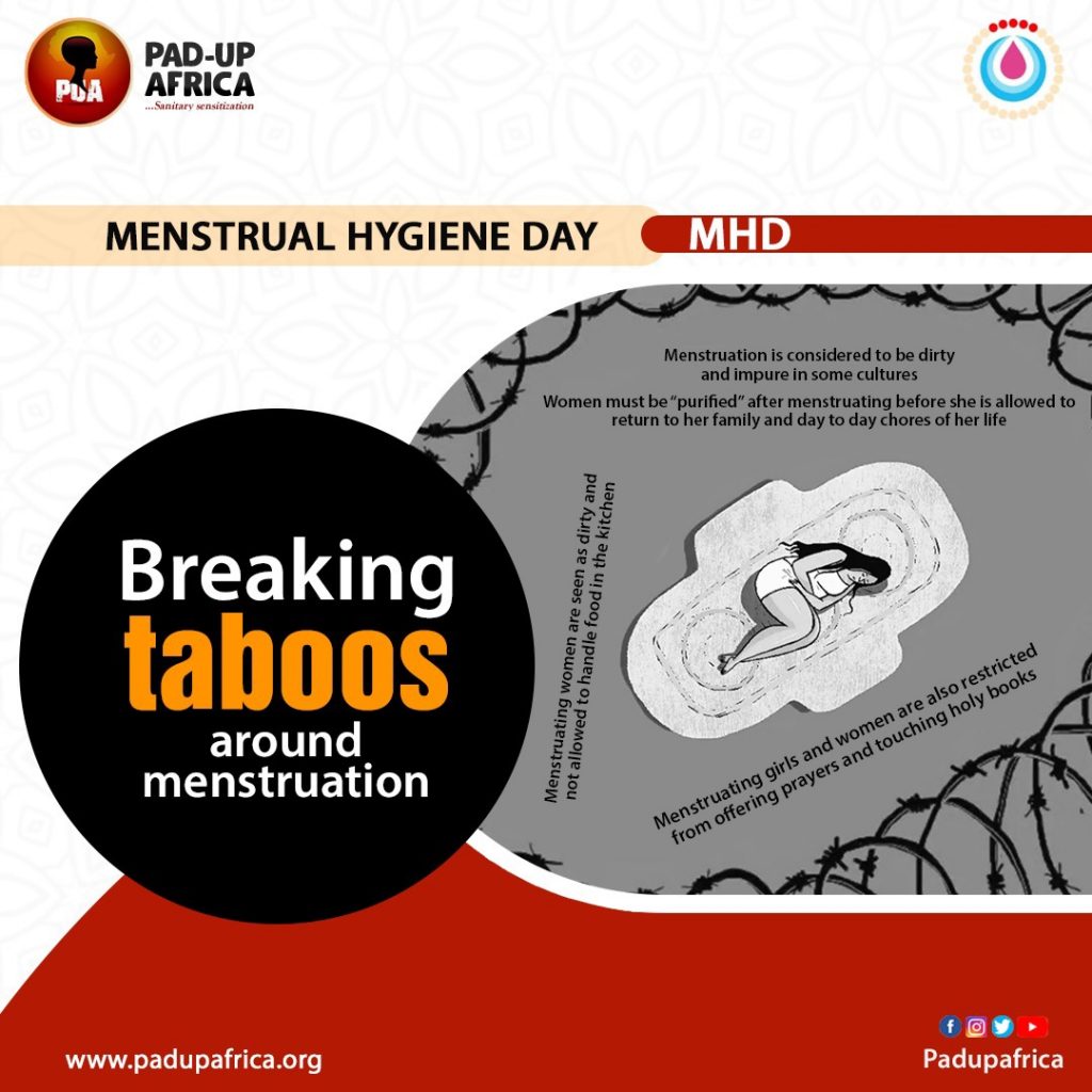 MENSTRUAL HYGIENE DAY CAMPAIGN 2021 – Padup Africa